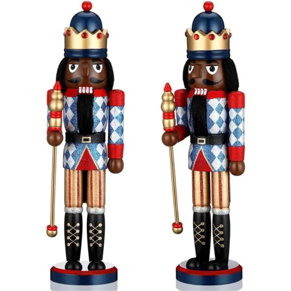Holiday | 15 Inch Black Christmas Nutcracker Wooden Soldier Black ...